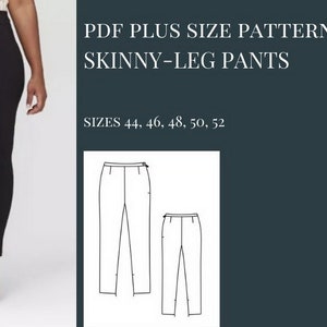 Pants Pattern Trousers Patterns Plus Size Sewing Patterns - Etsy