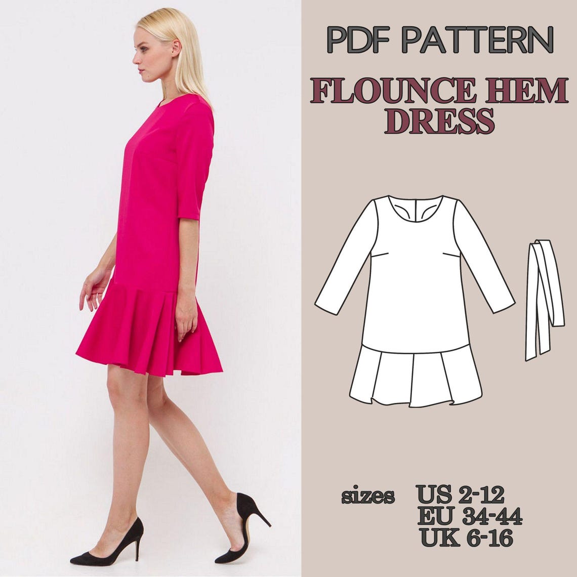 Free Pattern, Free Patterns, Womens Dress Pattern, Dress Pattern Women ...