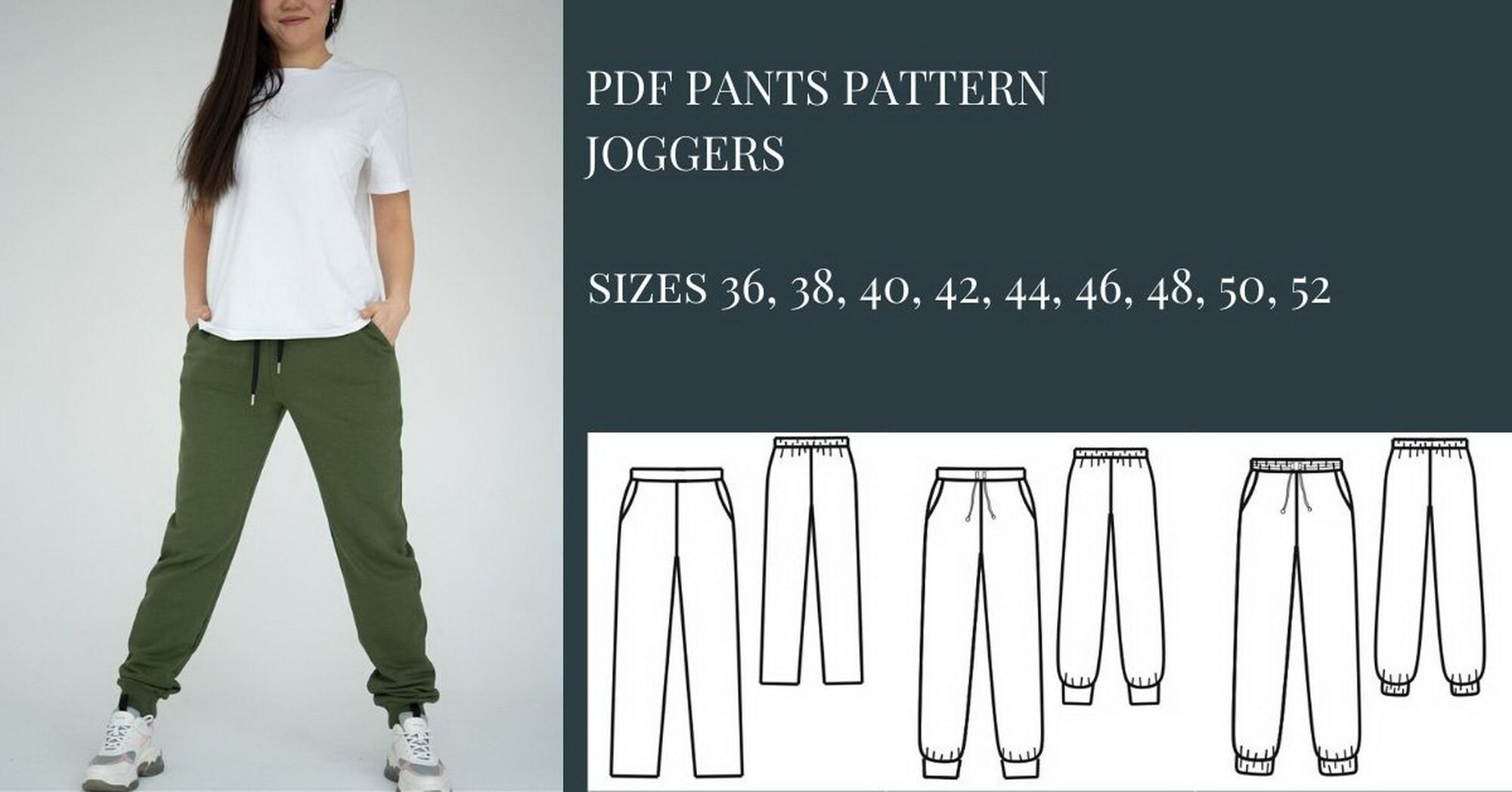 Pants Sewing Patterns Sewing Patterns Pattern Sewing PDF | Etsy