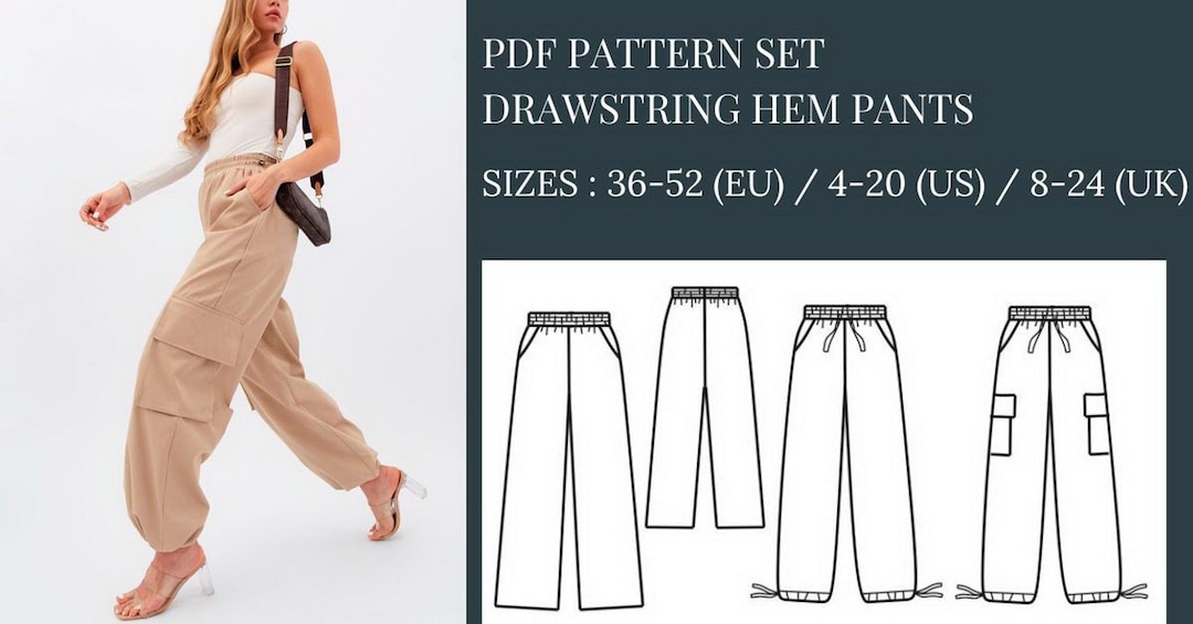 Pants Sewing Patterns, Sewing Patterns, Pattern Sewing, PDF Sewing ...