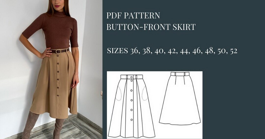 Skirts Sewing Patterns, Sewing Patterns, Pattern Sewing, Womens Skirt ...