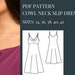 Cowl Neck Dress Pattern Sewing Patterns Pattern Sewing Slip - Etsy