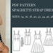 Dress Pattern Sewing Pattern Dress Pattern Sewing Strap - Etsy