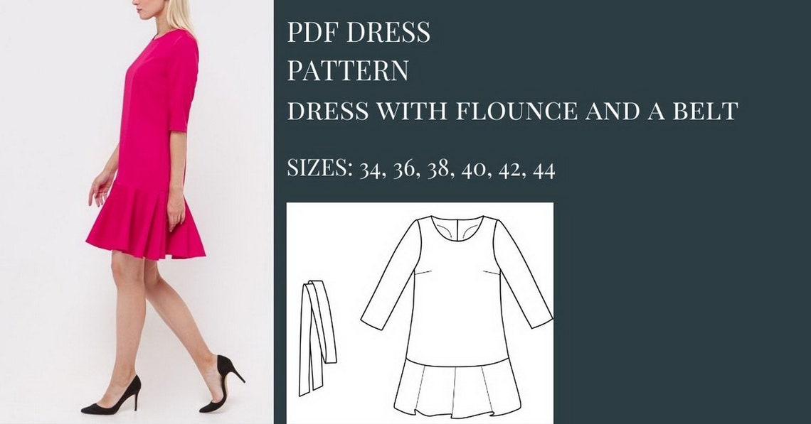 Free Pattern Free Patterns Womens Dress Pattern Dress - Etsy