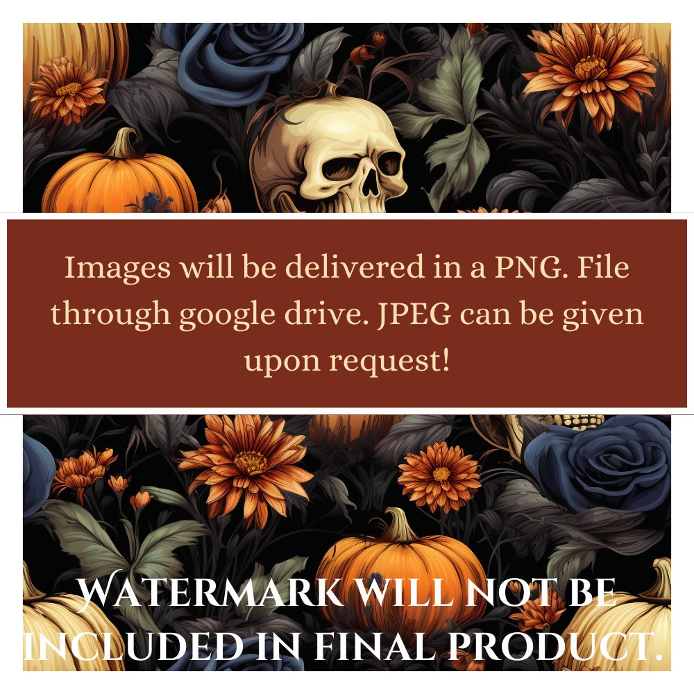 Vintage Halloween Digital Papers, Seamless, Commercial, Halloween ...