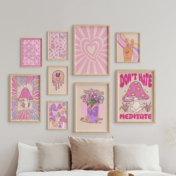 Retro Wall Art - Etsy