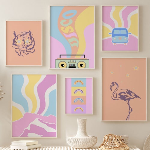 Danish Pastel Printable Set of 6 Poster Bundle Pastel Decor - Etsy ...