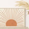 MODERN SUN ART, Midcentury Sun Poster, Boho Sun Wall Art, Sun Rays ...