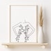 Woman Line Art, Chic Boho Wall Art, Minimalist Line Art Poster, Single ...