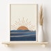 Sunshine Boho Wall Art Sunrise Wall Print Sun Wall Art - Etsy