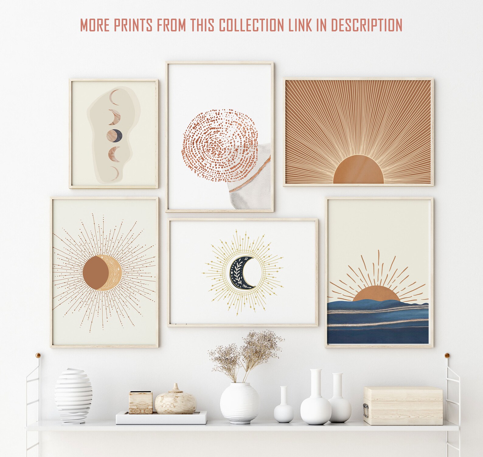 Sunshine Boho Wall Art Sunrise Wall Print Sun Wall Art - Etsy