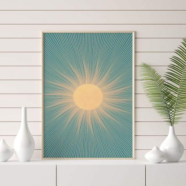 Sun Poster - Etsy
