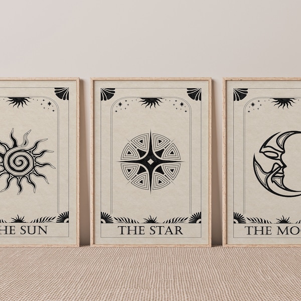 Sun and Moon Poster - Etsy