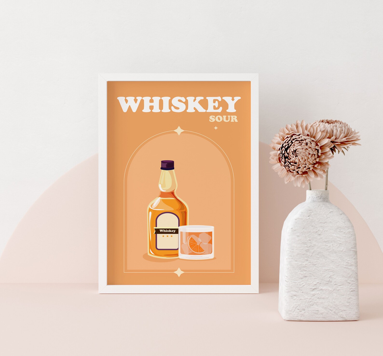 Trendy Bar Cart Art, Modern Home Bar Wall Art, Alcohol Wall Art, Bar ...