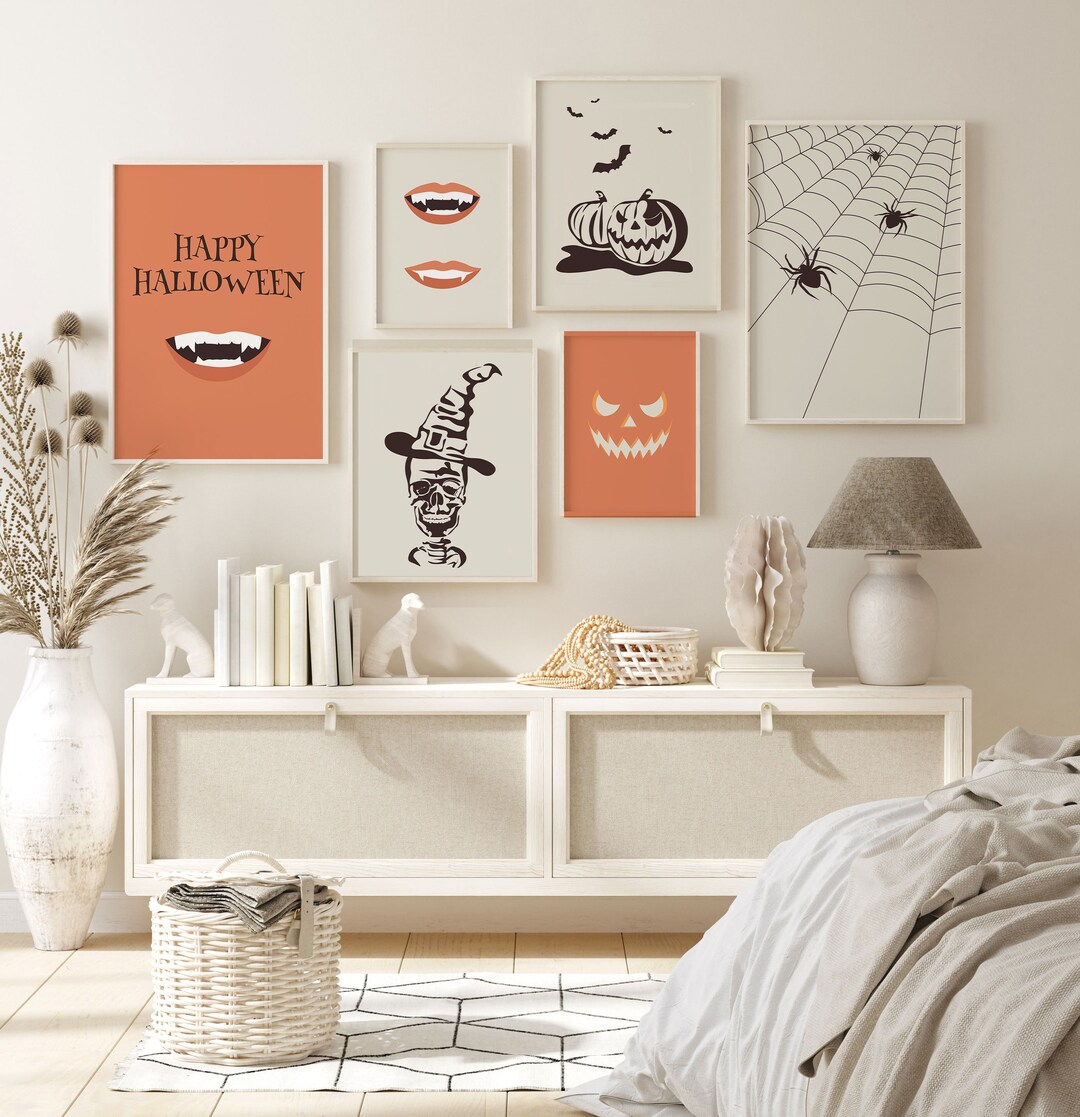 Printable Halloween Poster Bundle Spooky Halloween Pintables - Etsy
