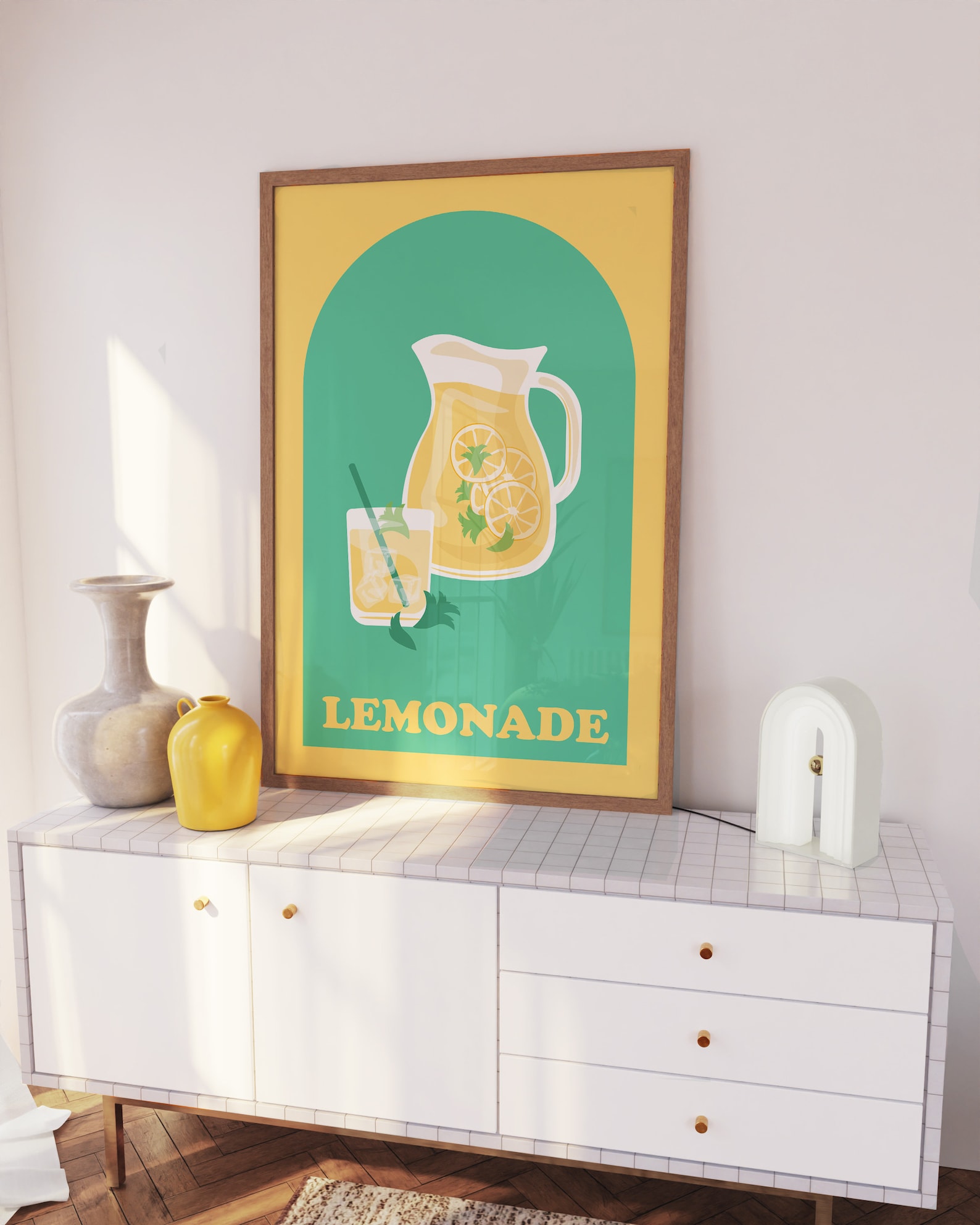 Printable Lemonade Poster Retro Poster Drinks Poster - Etsy