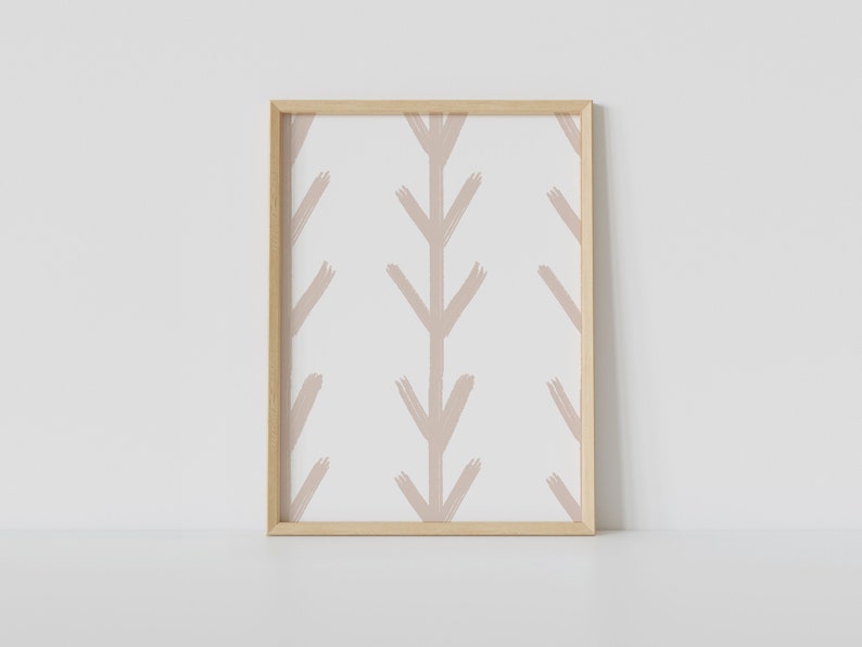 Earthy Tone Art Abstract Shapes Neutral Poster Print - Etsy