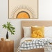 Boho Sun Print Bedroom Wall Art Above the Bed Retro Sunset - Etsy