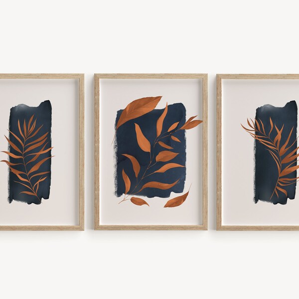 Rust Color Wall Art - Etsy