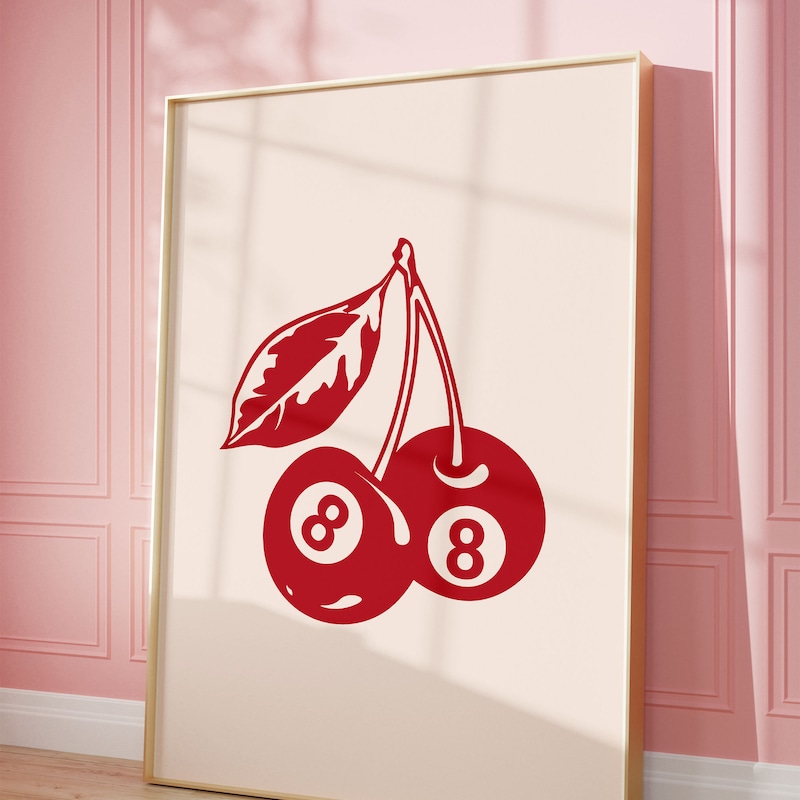 Cherry Print - Etsy