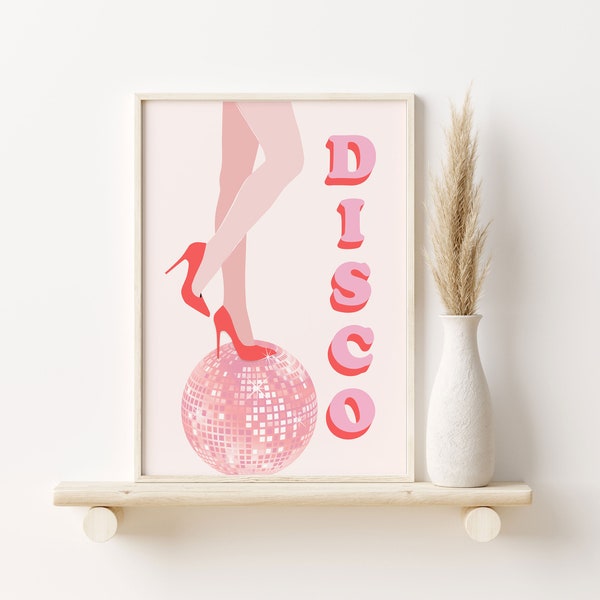 Pink and Red Print - Etsy