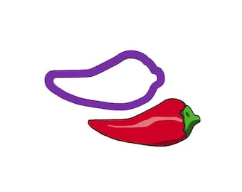 Chili Pepper 101 Cookie Cutter - Etsy