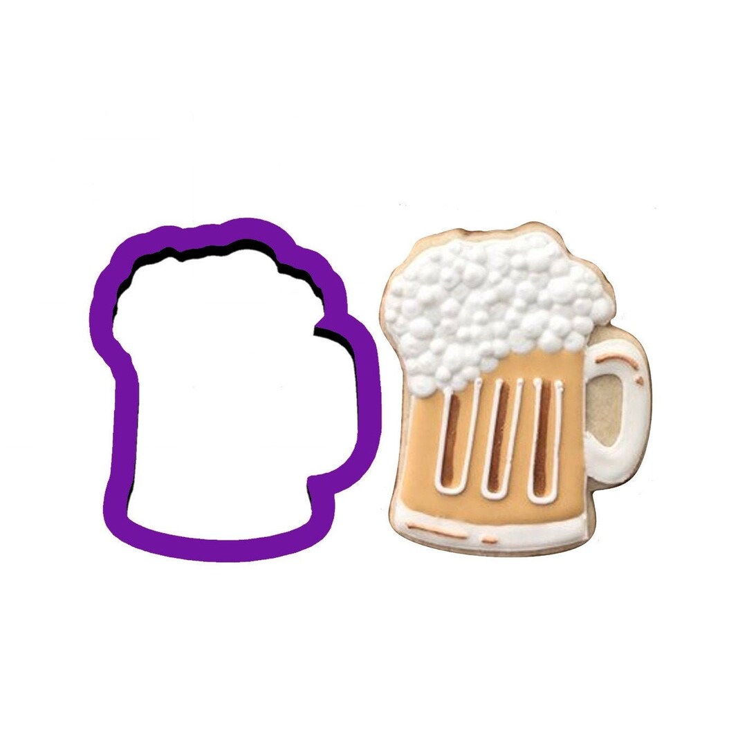 Beer Mug Cookie Cutter - Drink Cookie Cutters - Mug Cookie Cutter ...