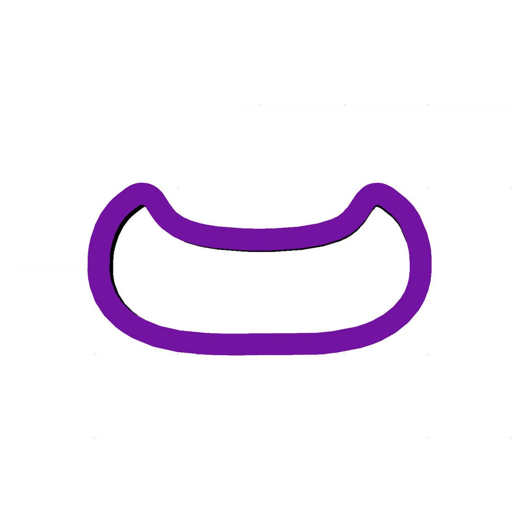 Canoe Cookie Cutter - Boat Cookie Cutter - Outdoors Cookie Cutters ...