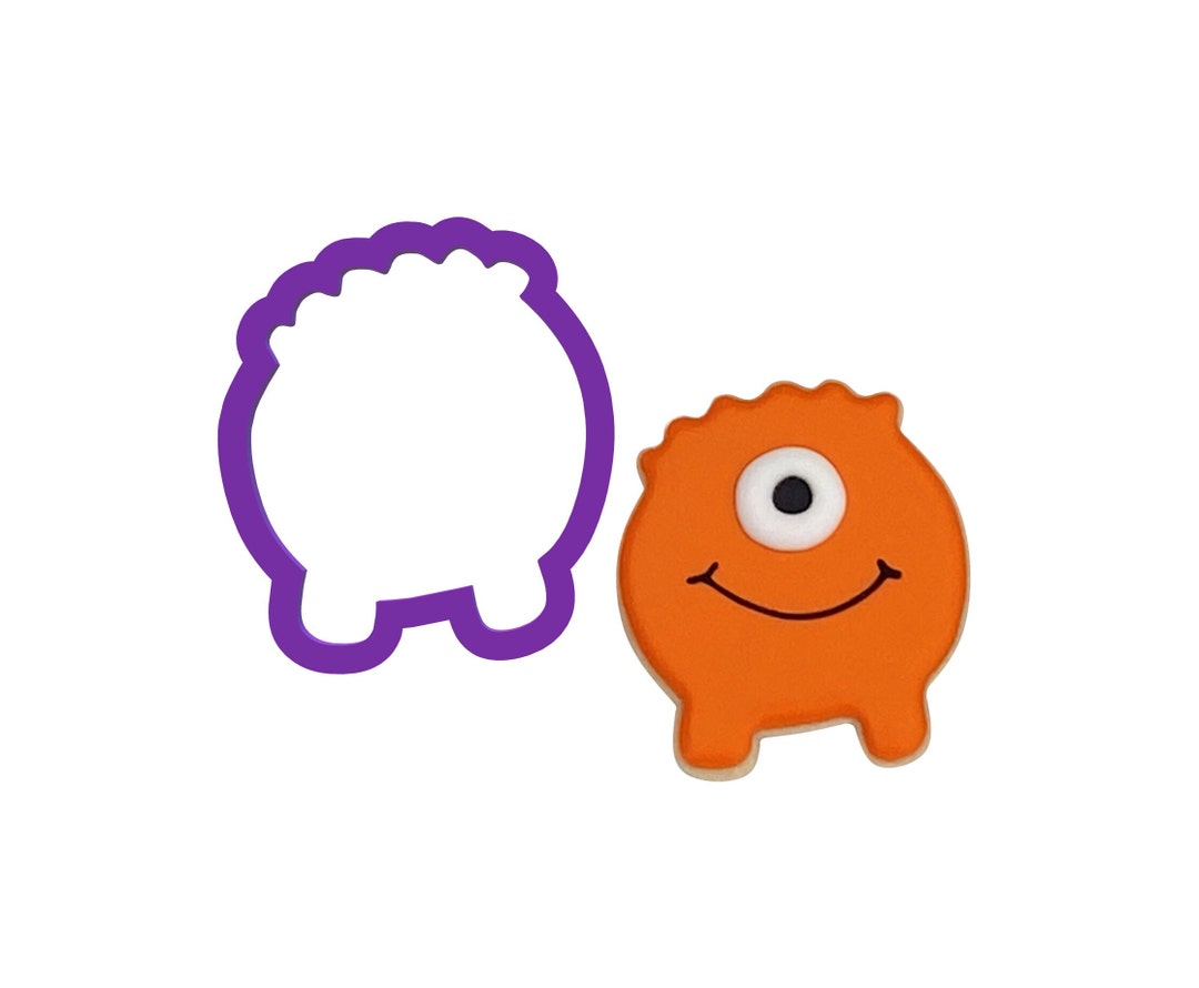Monster #3 Cookie Cutter - Monster Cookie Cutters - Birthday Cookie ...