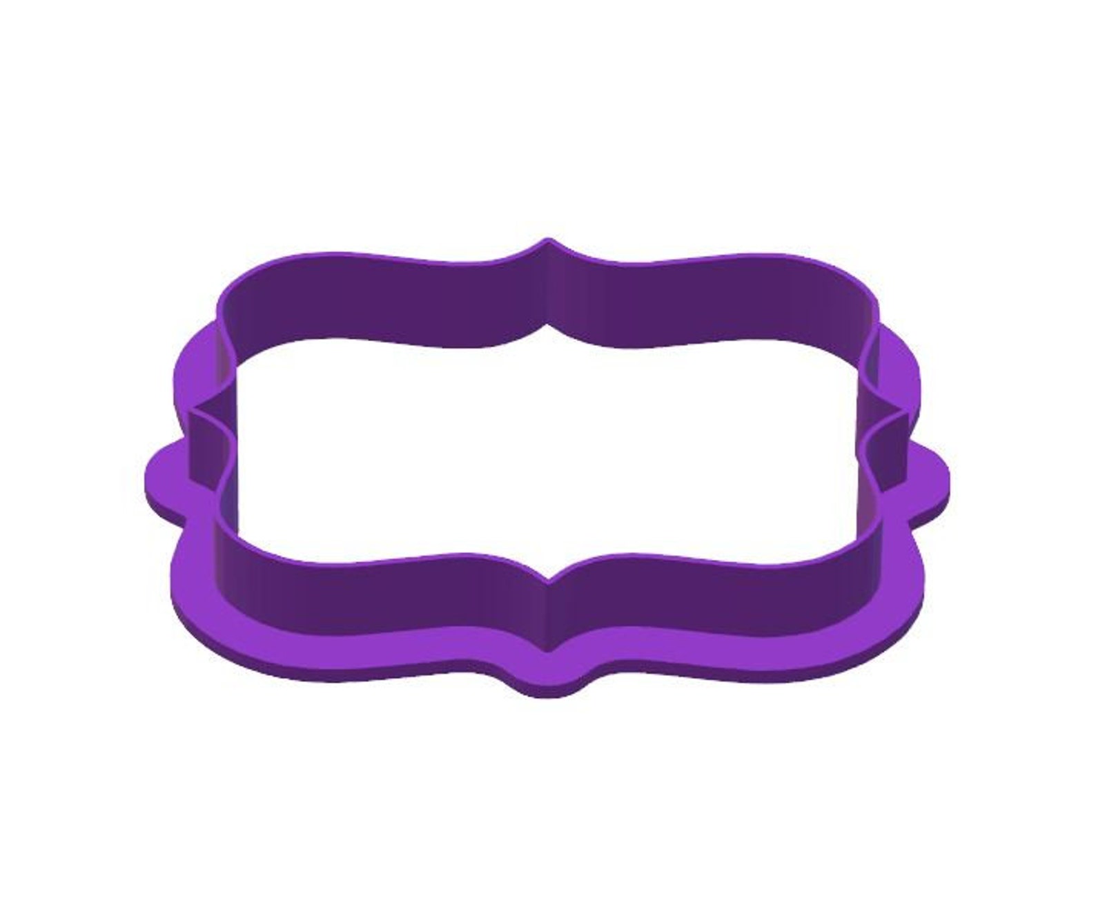 Rectangle Plaque 5 Cookie Cutter Shapes Cookie Cutters - Etsy UK