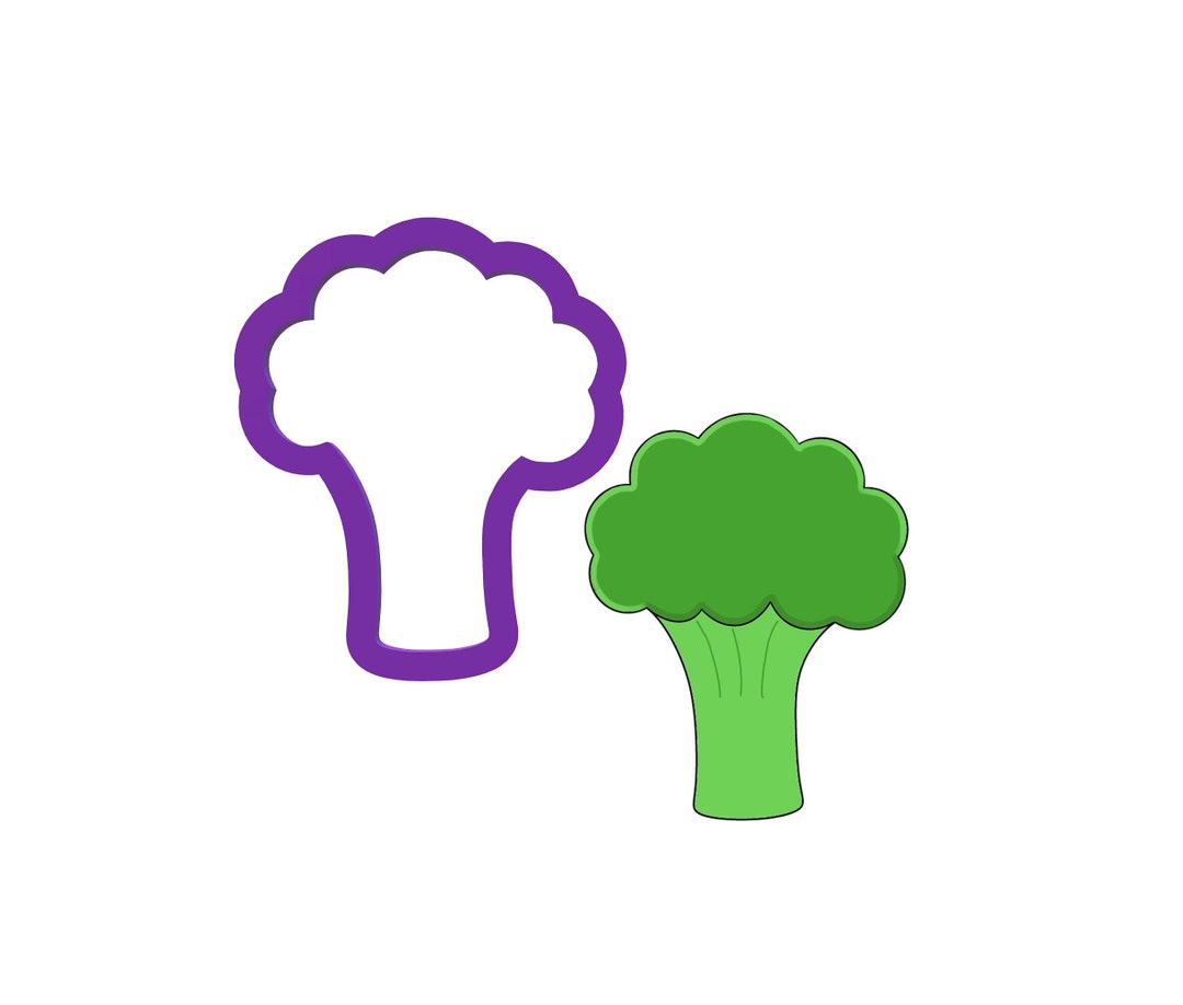 Broccoli Cookie Cutter - Cauliflower Cookie Cutter - Vegetable Cookie ...