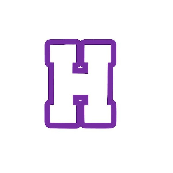 Block Letter Cookie Cutters - Etsy