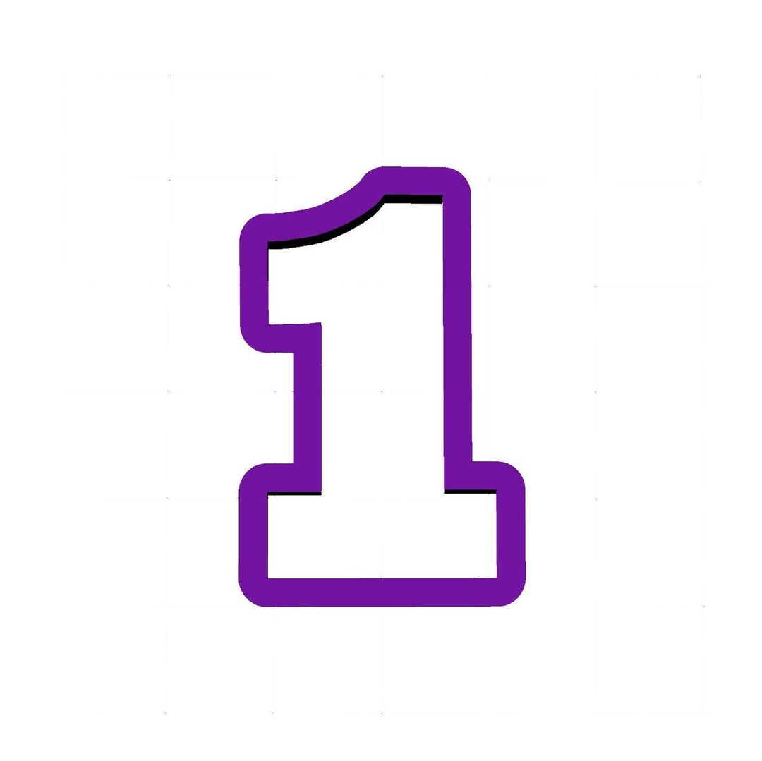 Number 1 Cookie Cutter Number One Cookie Cutter Number Etsy number-1-cookie-cutter-number-one-cookie-cutter-number-etsy
