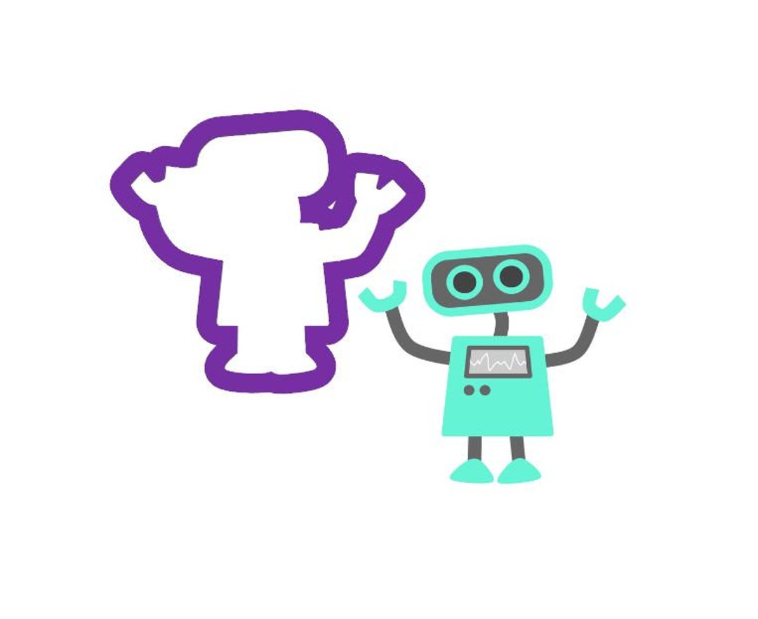 Robot Cookie Cutter - Tech Cookie Cutter - Sci-fi Cookie Cutters ...