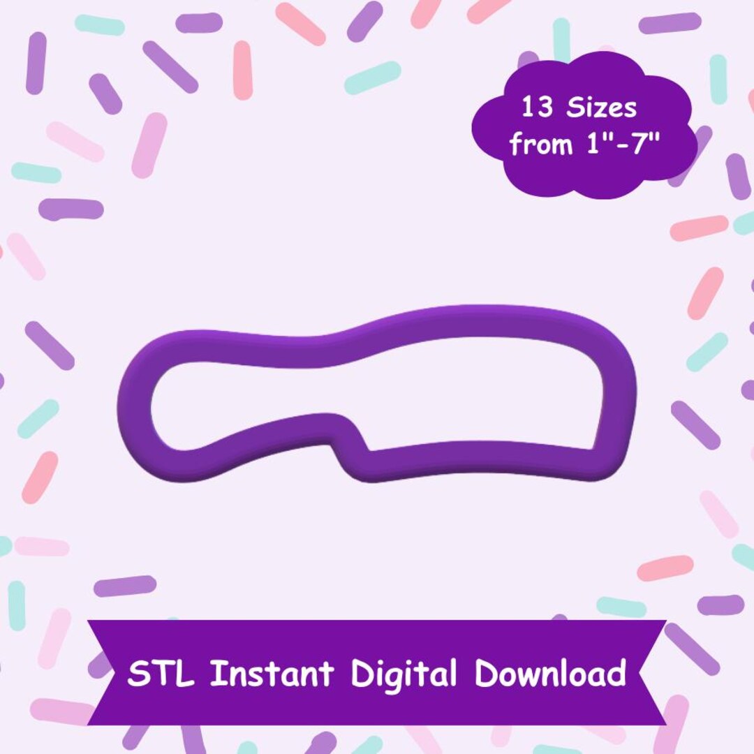 Comb Cookie Cutter STL Digital Download - STL Instant Digital Download ...