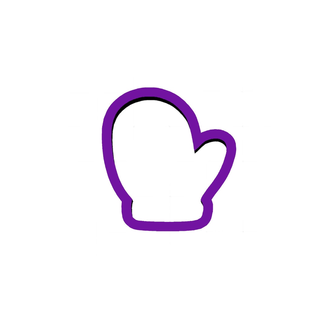 Mitten Cookie Cutter - Glove Cookie Cutter - Christmas Cookie Cutters ...