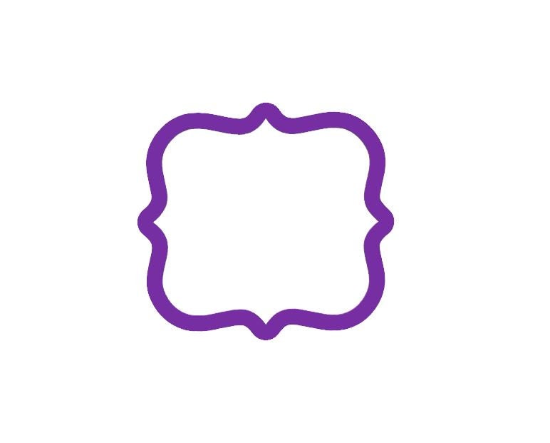 Square Plaque Cookie Cutter Shapes Cookie Cutters Polymer - Etsy