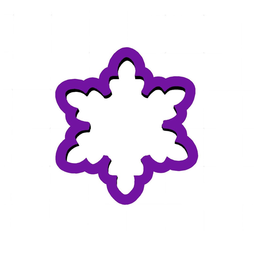 Snowflake Cookie Cutter - Christmas Cookie Cutters - Winter Cookie ...