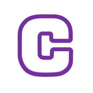 Letter C Cookie Cutter - Alphabet Cookie Cutters - Letter Cookie ...