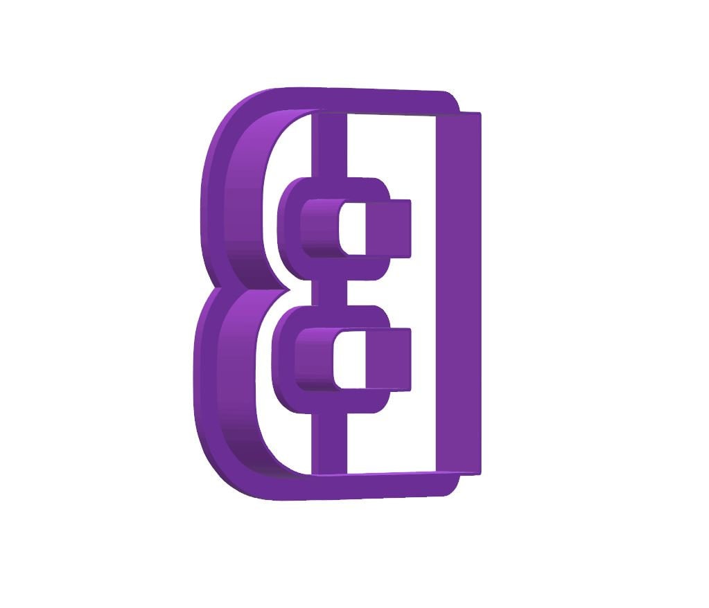 Letter B Cookie Cutter - Alphabet Cookie Cutters - Letter Cookie ...