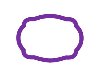 Rectangle Plaque Cookie Cutter Shapes Cookie Cutters | Etsy