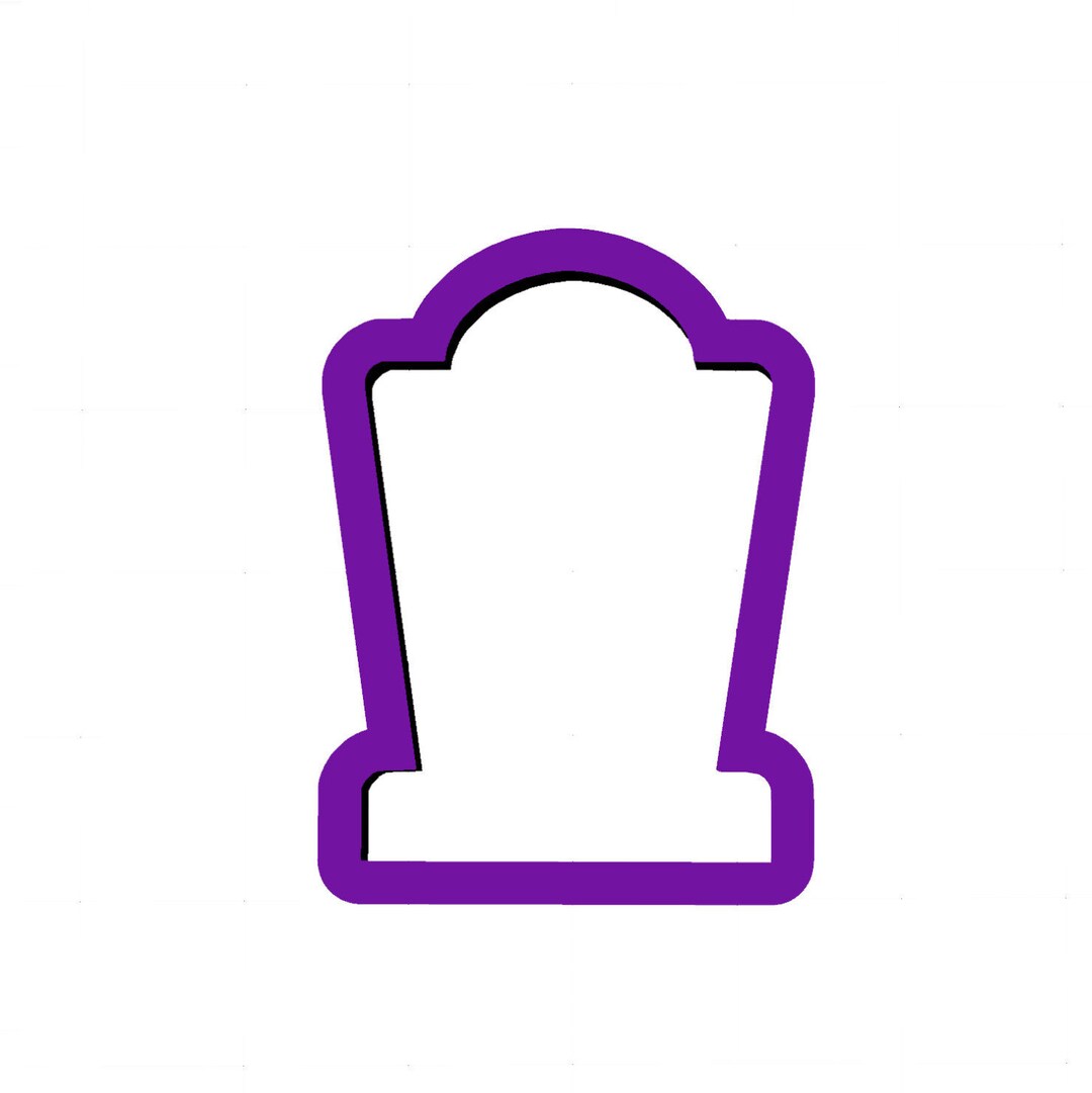 Tombstone #2 Cookie Cutter - Headstone Cookie Cutter - Halloween Cookie ...
