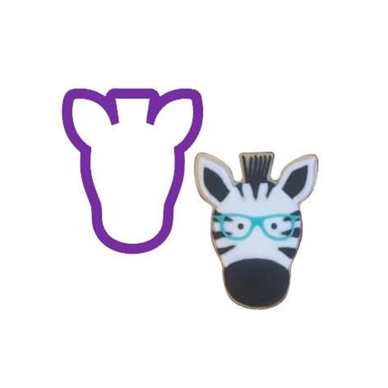 Zebra Cookie - Etsy