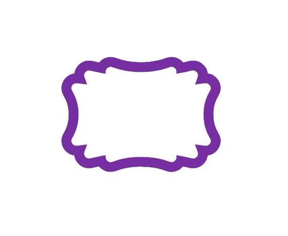 Rectangle Plaque 7 Cookie Cutter Shapes Cookie Cutters - Etsy