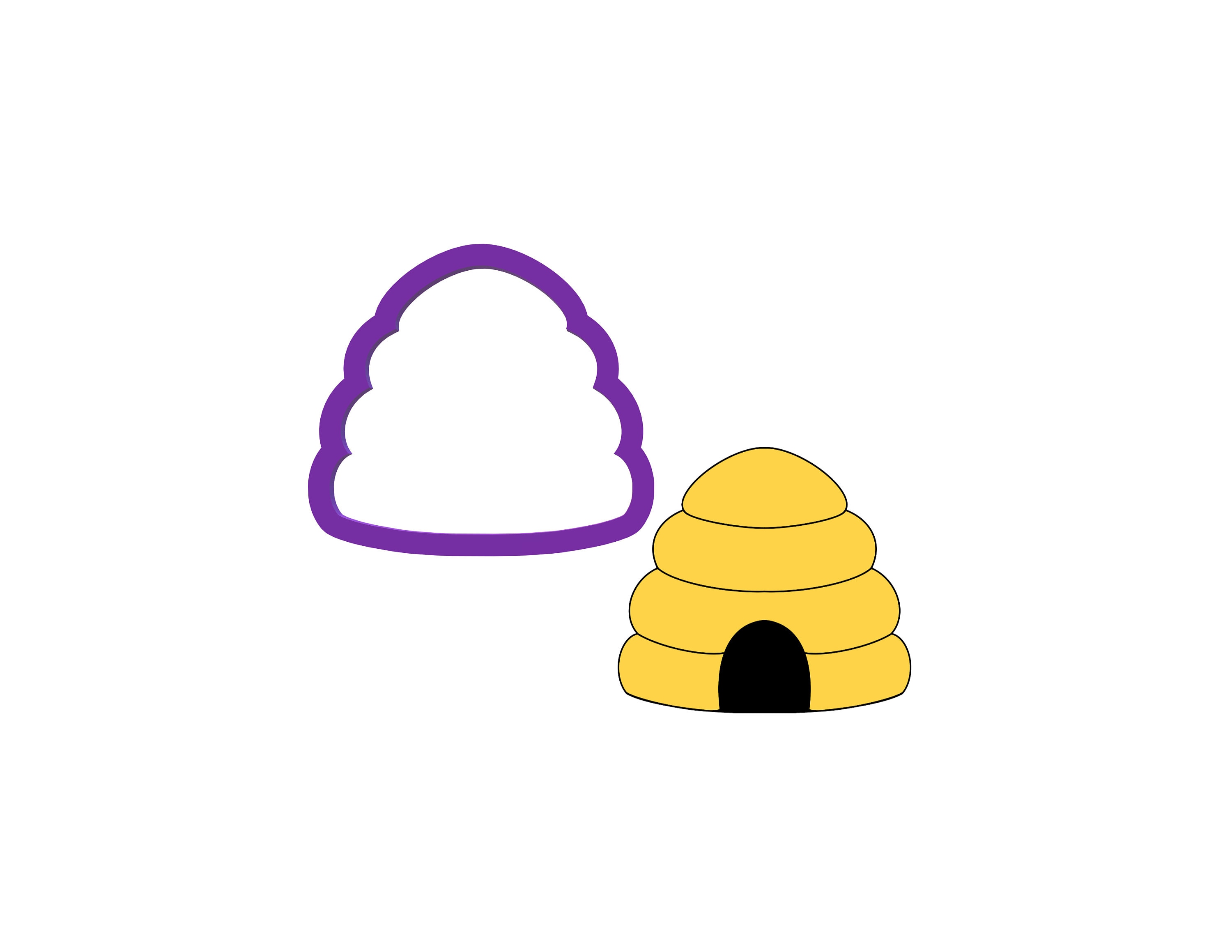 Beehive #2 Cookie Cutter - Spring Cookie Cutters - Animal Cookie ...