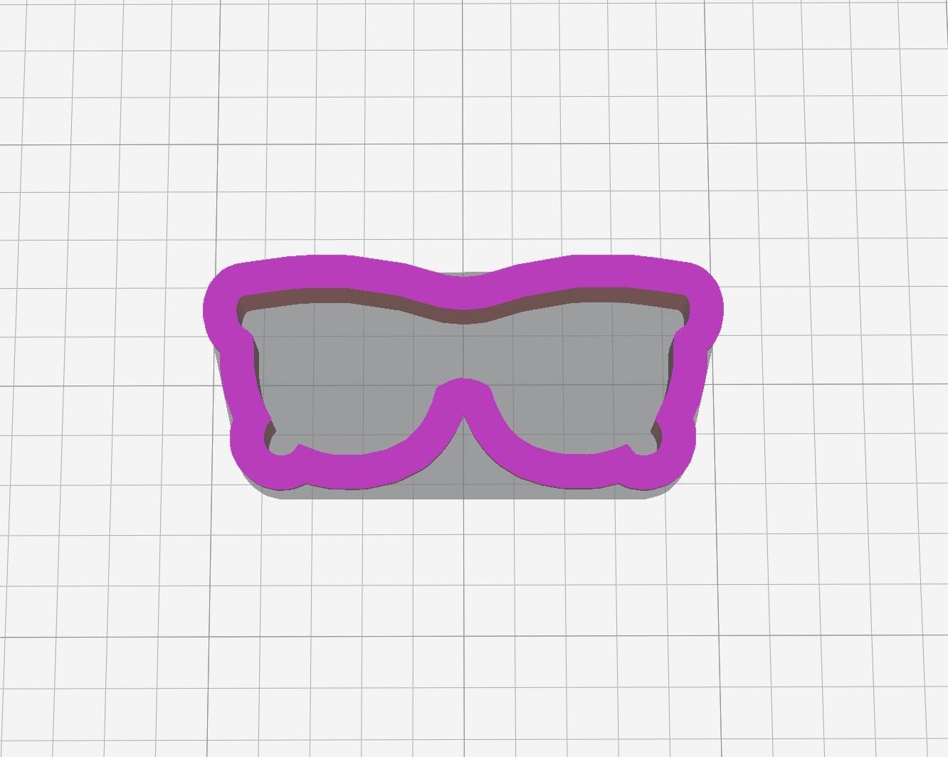 Glasses Cookie Cutter - Eye Glasses Cookie Cutter - Sunglasses Cookie ...