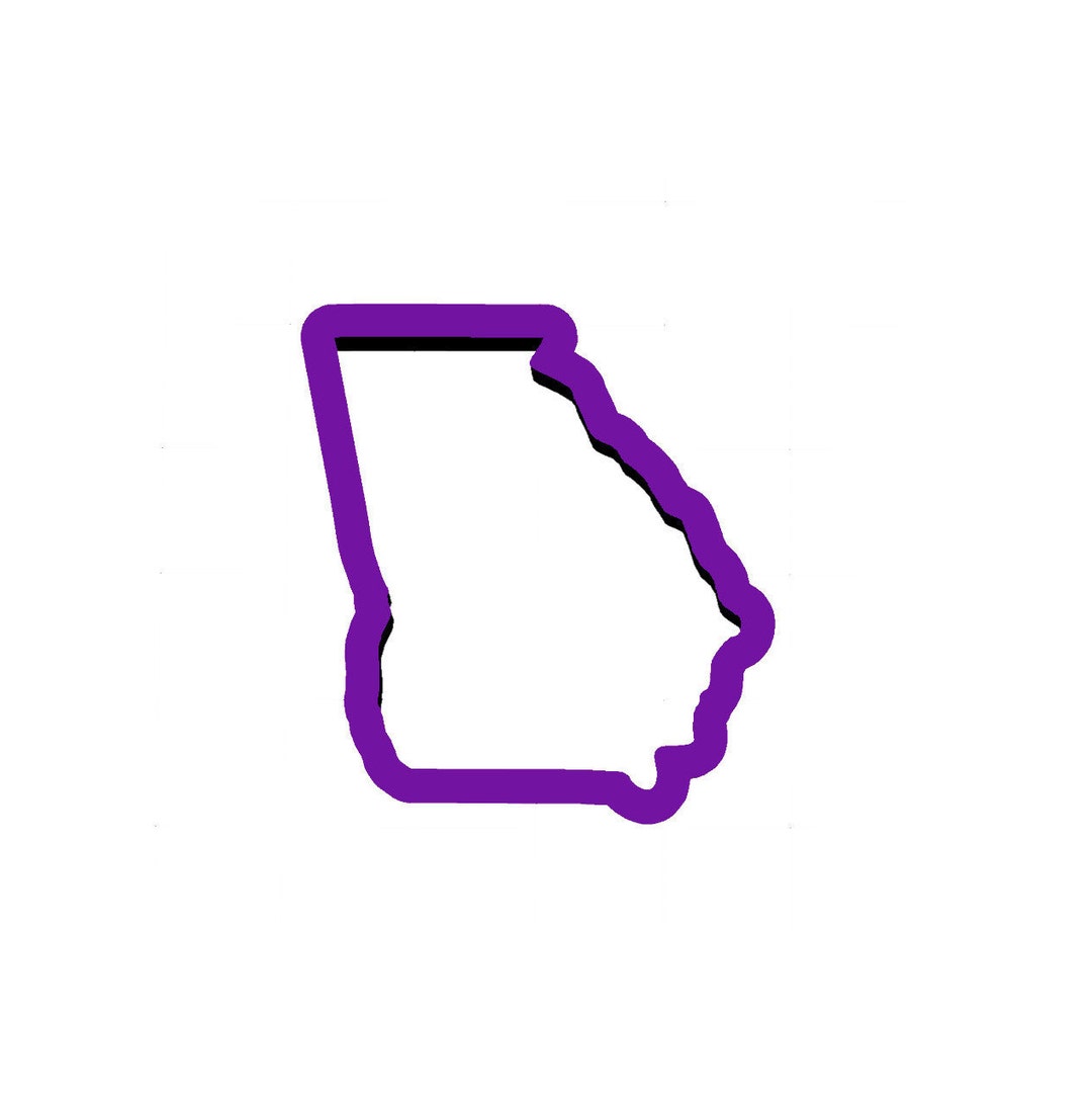 Georgia Cookie Cutter - State Cookie Cutters - United States Cookie ...
