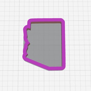 Arizona Cookie Cutter - State Cookie Cutters - United States Cookie ...