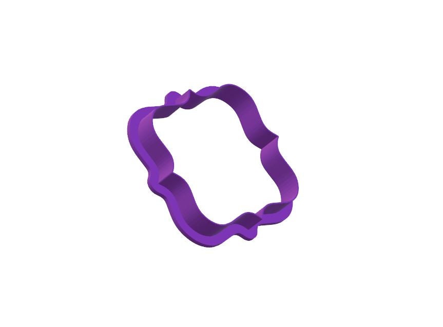 Square Plaque Cookie Cutter Shapes Cookie Cutters Polymer - Etsy