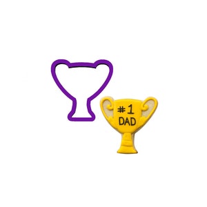 Trophy Cookie Cutter - Sports Cookie Cutters - Fathers Day Cookie ...